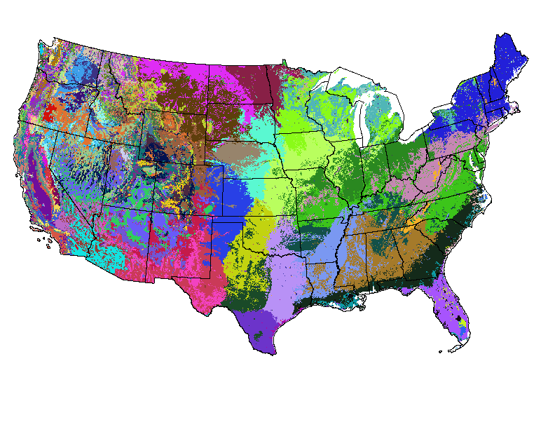 New High-Resolution National Map Series of Multivariate Vegetation ...